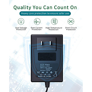 JAINTA 8.2FT 12V AC Adapter Charger Power Cord for Seagate Freeagent & WD Western Digital External Hrad Drive HDD