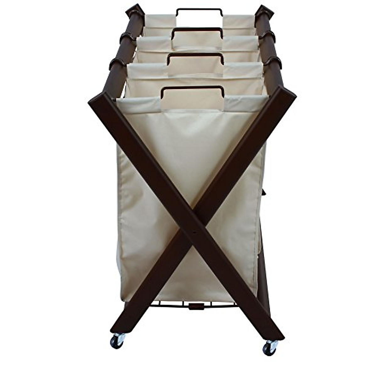 GreenWay Deluxe Steel Triple Laundry Sorter