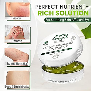 Natural Hemp & Manuka Propolis Ointment – Perfect for Eczema, Psoriasis, and Dry Skin Relief Intense Moisturizing & Deep Hydration – Eco-Friendly, Dermatologically Tested & Recommended