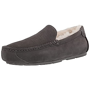 Koolaburra by UGG Men's Tipton Emboss Slipper, Stone Grey, 9