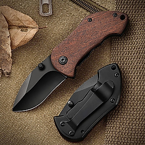 VIFUNCO Keychain Knife, Pocket Knife for Men, Folding Knife with Clip, Small Box Cutter Knife, EDC Pocket Knives Folding Knife for Outdoor Camping, Gifts for Dad