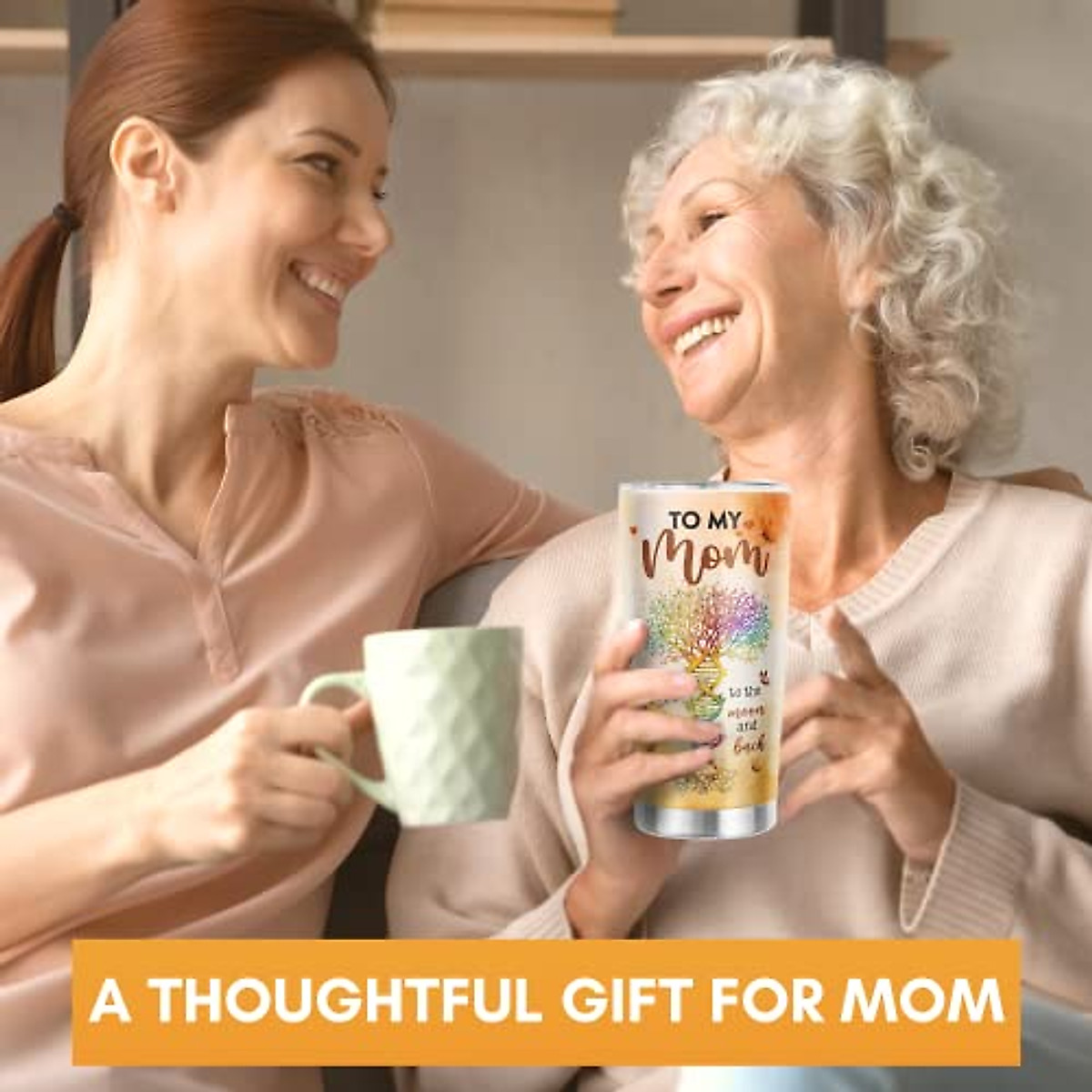 Pawzity Gifts For Mom from Daughter - Daughters Mothers Day for Mom, Mother's Birthday Mother Ideas 20 Oz Tumbler