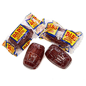 Dad's Root Beer Barrels - Rootbeer Barrels Hard Candy - 4 Pounds - Washburn Old Fashioned Candies - Individually Wrapped Bulk Barrells