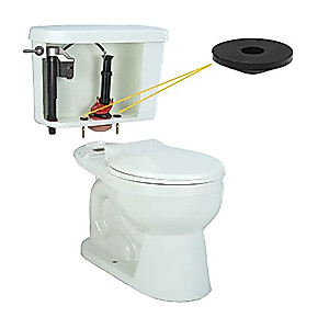 10Pcs Conical Rubber Washers for Toilet Tank to Bowl Bolts, Jwodo Beveled Gasket Washers for Toilet Tank Leakage Prevent, Universal Fit for 5/16” Toilet Bolts