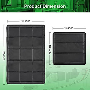 RV Door Window Shade RV Skylight Shade Cover Set, Foldable Magnetic Camper Sunshade Privacy Screen Window Cover, Travel Trailer Motorhome Sun Shade Accessories with Storage Bag