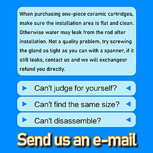 25mm Ceramic Cartridge, Single Handle Ceramic Faucet Cartridges, Ceramic Disc Cartridges Valve for Bathroom Shower