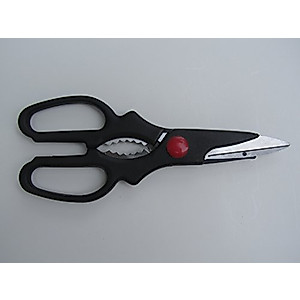 Very Sharp Multi Purpose Scissors - Reinforced Blade Shears, Left and Right Handed for kitchen sewing garden