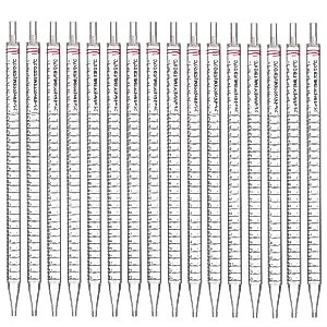 Eowpower 20 Pack 25ml Disposable Sterile Serological Pipettes with Graduated, Individually Packaged