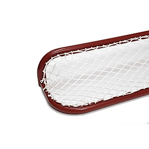 RinkMaster Single Piece Heavy Duty 2 inch Welded Steel Pond Hockey Net for The Backyard Rink - 72" W x 6" H x 12" D - Safe Hockey net