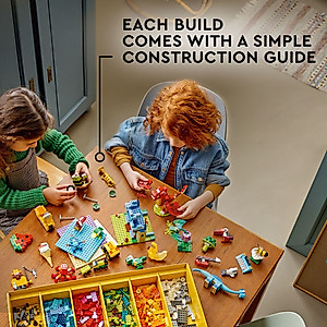 LEGO Classic Build Together 11020 Creative Building Toy Set for Kids, Girls, and Boys Ages 5+ (1,601 Pieces)