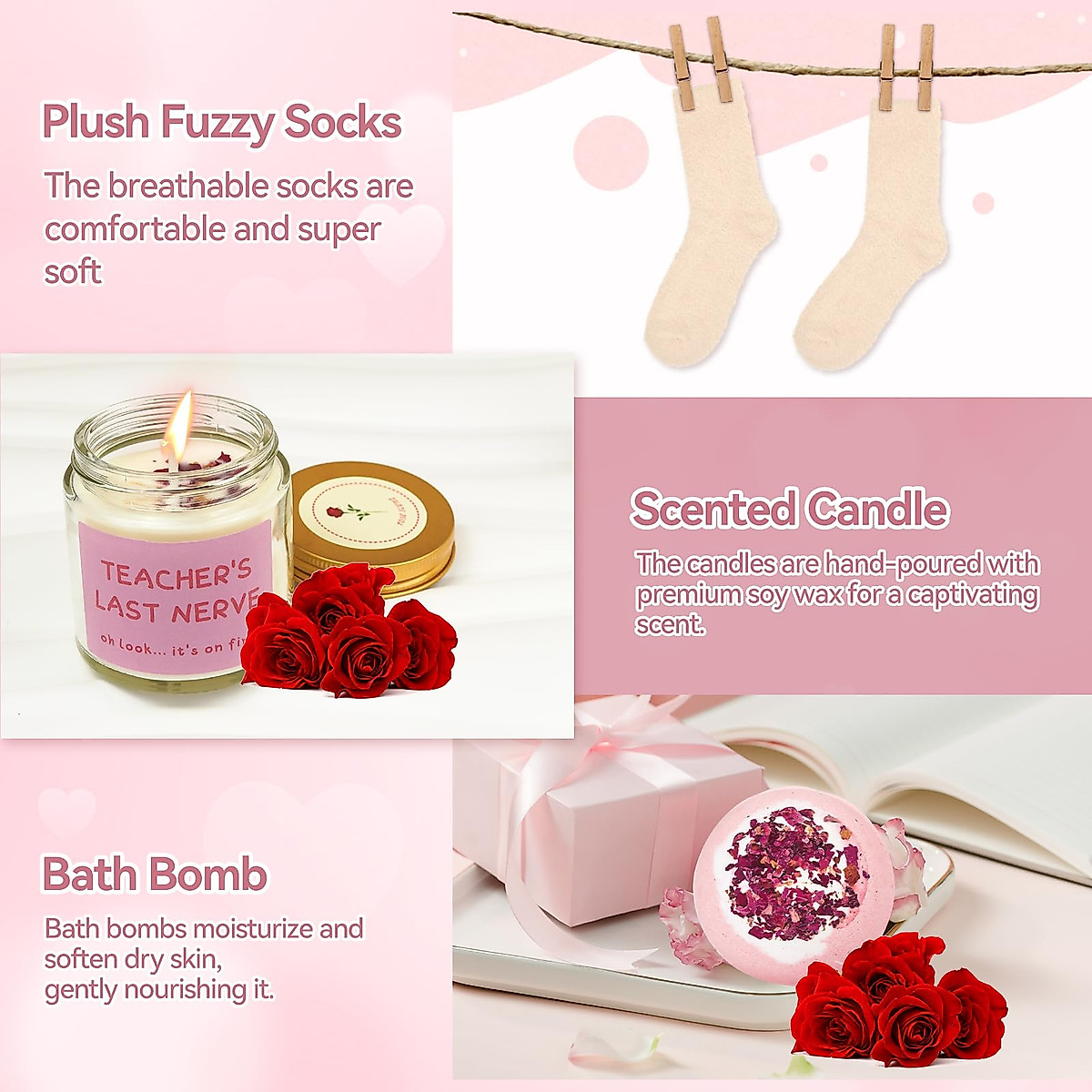 Best Teacher Appreciation Gifts for Women - Mothers Day Gifts & Unique Teacher Birthday Gift for Coworker - Personalized Inspirational Basket for Back to School - Stainless Steel Tumbler