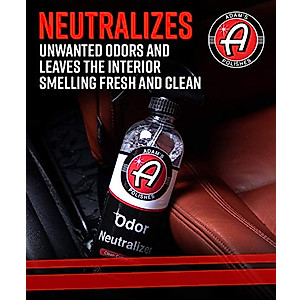Adam's Elite Interior 6 Pack - Includes 6 Iconic Interior Car Cleaning Products for Total Interior Car Detailing | Accessories, Leather Car Seat Cleaner, Carpet Upholstery, Dash, Vinyl, Air Freshener