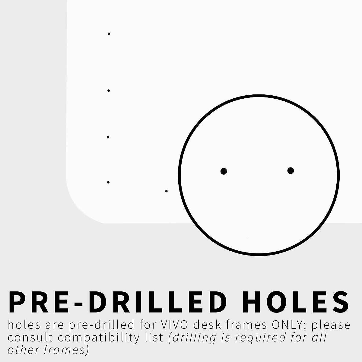 VIVO Universal 71 x 71 inch Curved Corner Table Top for L-Shape Sit to Stand Height Adjustable Home and Office 3-Leg Desk Frames, White Desktop, DESK-TOP2CW