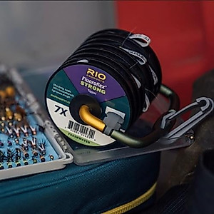 RIO Products Fly Fishing Tippet, Fluoroflex Strong Leader, 100% Fluorocarbon, 30YD Spool, 5.2lb (2.4kg) Test, 006in (.152mm) Diameter