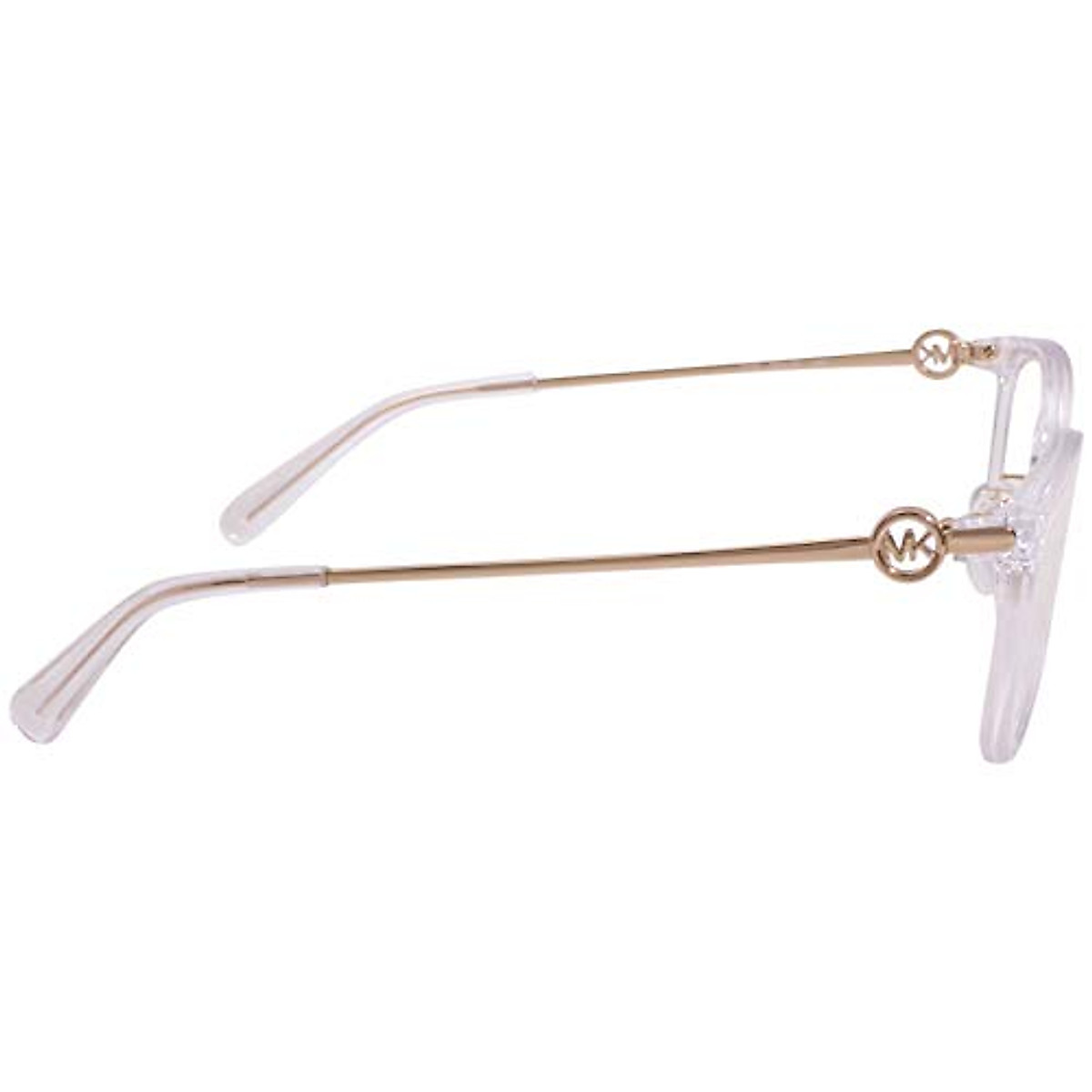 Michael Kors MK 4054 3105 Crystal Clear Eyeglasses Frame w/Demo lens-52mm, 52/20/140