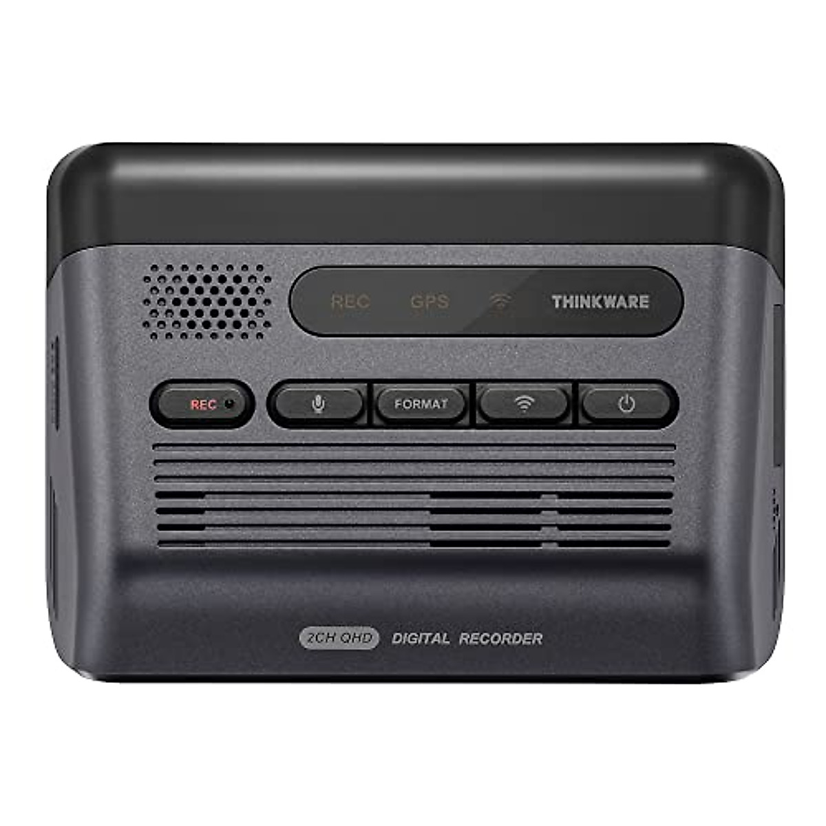 Thinkware Q1000 2K QHD Dual On-Dashboard Camera Video Recorder Dashcam for Cars 32GB Built-in Wi-Fi GPS Parking Mode Motion Detection Night Vision Sony Sensor G-Sensor HDR 156° Wide Angle
