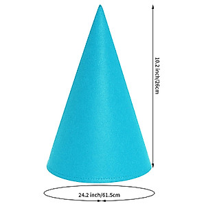 Fengek 7 Packs Gnome Hats, Felt Dwarf Hats for Unisex Elf Hats for Halloween Christmas Party Costume Supplies, Multicolor 3