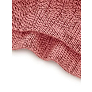 SweatyRocks Women's Knit Crop Top Ribbed Sleeveless Halter Neck Vest Tank Top Watermelon Pink M