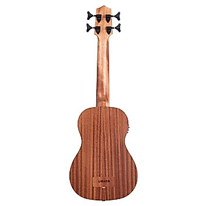 Kala Brand Music Co., 4-String Ukulele, Natural, Ubass WNDR-FS