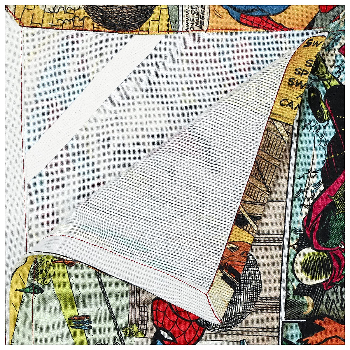 Marvel Spider-Man Retro Comic Book Style Kitchen Dish Towel and Pot Holder Set Multicolored