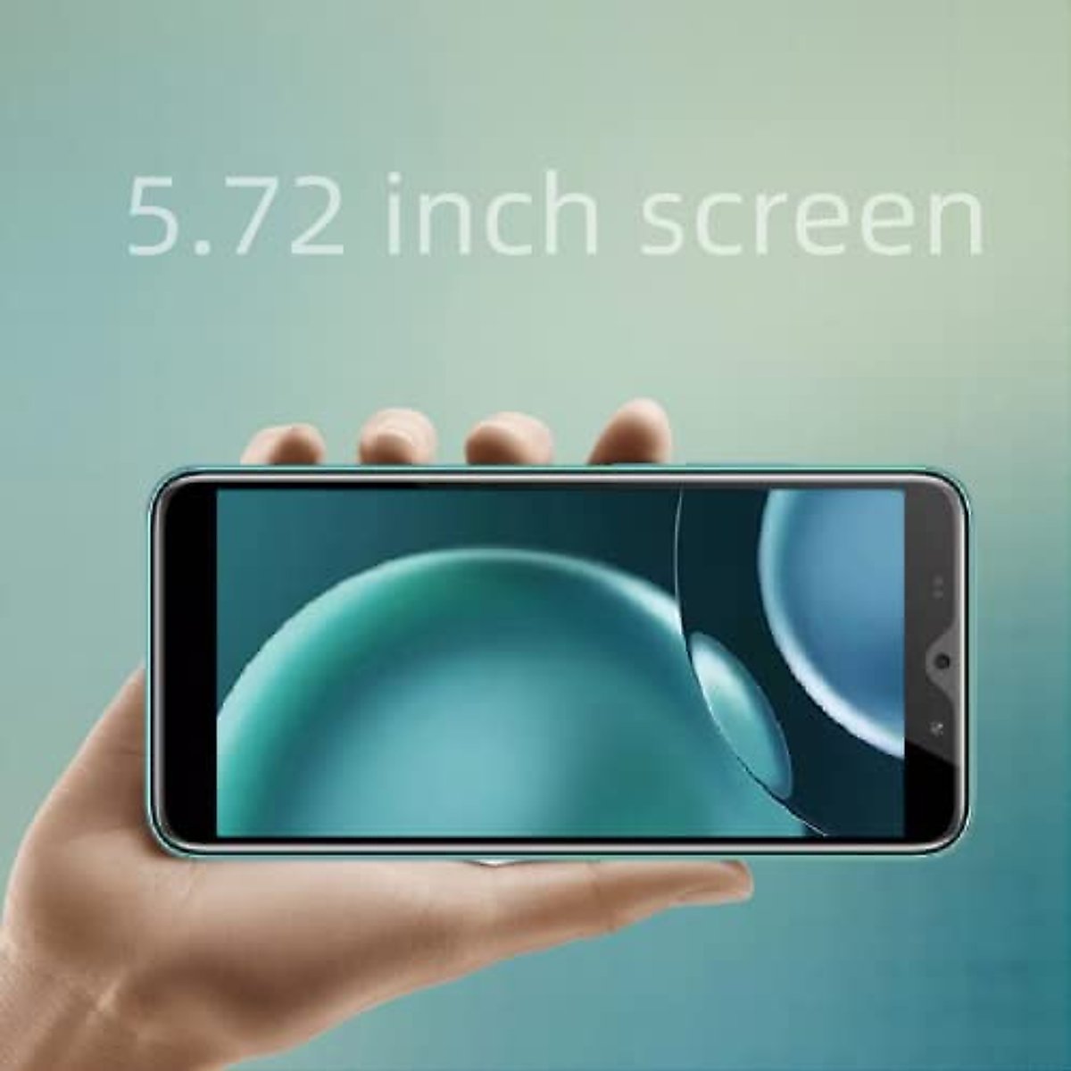 zsddzzy Smartphone，N25 Unlocked Cell Phone，Dual SIM Card，5.72-inch Screen，1GB RAM ，8GB ROM，Front and Rear Cameras，Supports The SIM Card 3GWCDMA：850/2100MHZ(Black