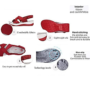 CJLYYDS Women's Original Sports Sandals, Hiking Lightweight Outdoor Sandals with Arch Support,Comfortable Quick Dry Sports Sandals. (black,7)