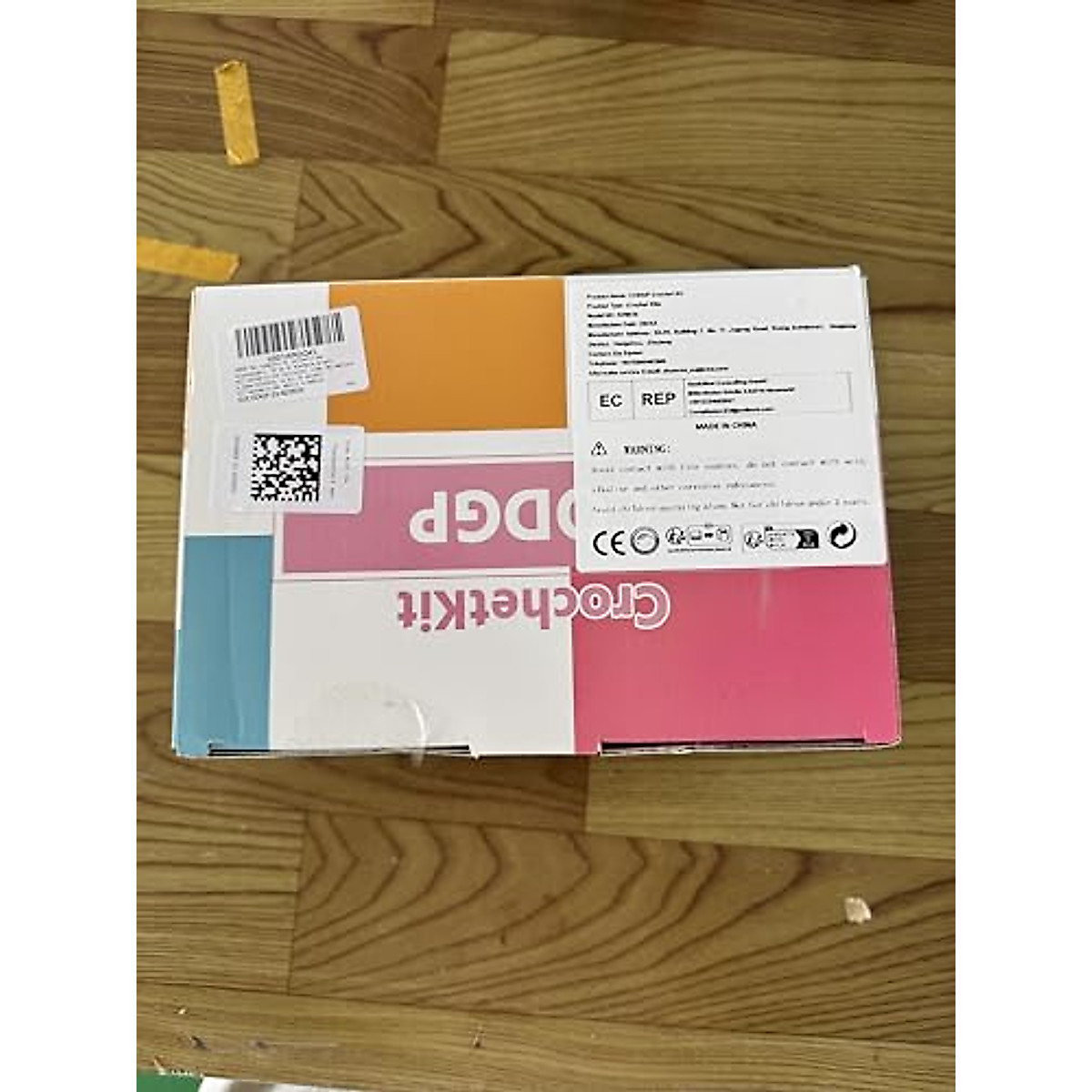 CODGP Crochet Kit for Beginners,13in Crochet Animal Kit Elephant,Crochet Starter Kit Gift for Adults Kids with Yarn Sets,Amigurumi Crochet Kits with Step-by-Step Video Tutorials