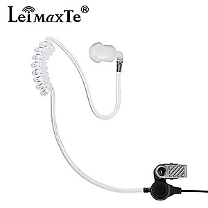 LEIMAXTE Compatible for Midland Walkie Talkie,Two Way Radios Acoustic Tube Security Surveillance Earpiece with Mic