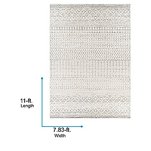 Artistic Weavers Chester Boho Moroccan Area Rug,7'10" x 11',Grey