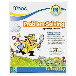 Mead Kindergarten Problem Solving Workbook, 10 x 8-Inches, 96 Pages (48026)