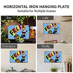 Felix the Cat (TV Series) Poster Bar Club Man Cave Living Room Kitchen Garage Bathroom Home Art Wall Decoration Plaque, 8Inch X 12Inch