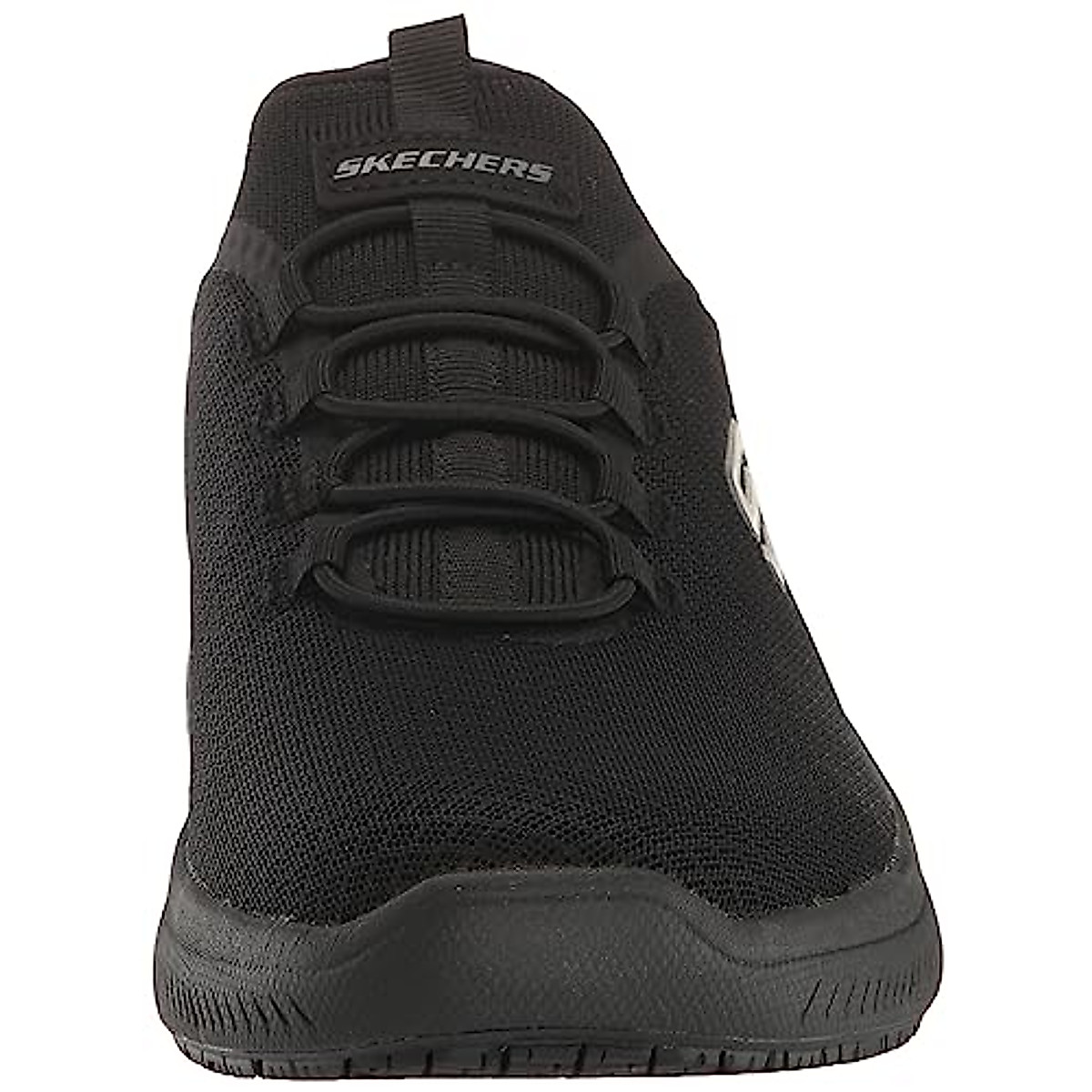 Skechers Men's Hands Free Slip-Ins Summits SR Colsin Food Service Shoe, BBK, 9.5 Wide