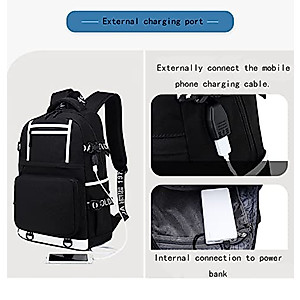 Gnoved Anime Hanma Baki Backpack Unisex Laptop Backpack School Bag Bookbags Over 6 Years Old.(Style1)