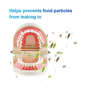 240 Pads/8 Pack Zinc Free Long-Lasting Denture Ad-he-sive Cu-sh1on Denture Ad-he-sive Pad for Secure Hold and Food Seal 120 Pads/4 Pack Apply to Lower and 120 Pads/4 Pack Apply to Upper