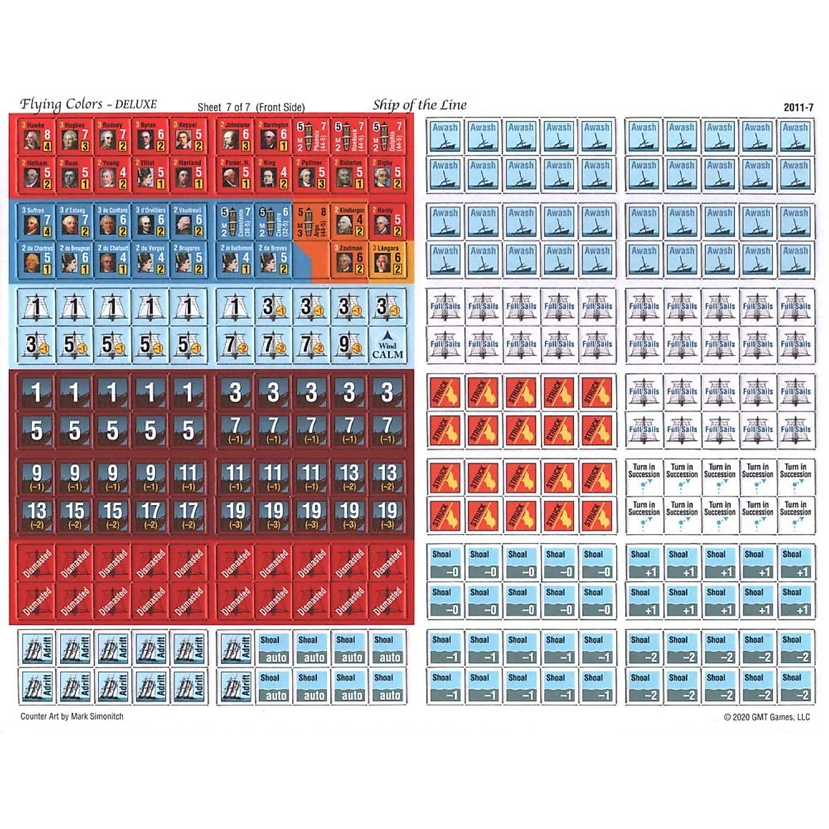 GMT: Flying Colors, Fleet Actions in The Age of Sail, Deluxe 3rd Edition