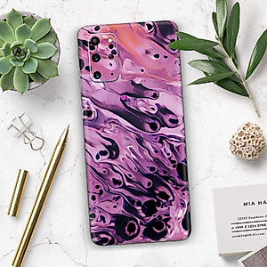 DesignSkinz Blurred Abstract Flow V51 Protective Vinyl Decal Wrap Skin Cover Compatible with The Samsung Galaxy S20 (Screen Trim & Back Glass Skin)