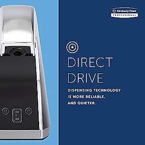 Kimberly-Clark Professional™ Touchless Counter Mount Skin Care Dispenser (47604), Chrome, 1.5 L Capacity, 2.12" x 4.25" x 5.56" (Qty 1)