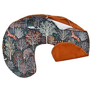 Boyoung Stretchy Nursing Pillow Covers Ultra Soft Slipcovers for Breastfeeding for Baby Girls Boys, Feeding Pillow Cover Fits Standard Infant Support Pillows Nursing Pillow Case, Medium (7912156)