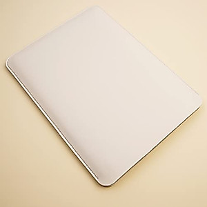 Benfan Slim Laptop Sleeve 13 Inch Compatible with New MacBook Air 13/ MacBook Pro 13 Color White