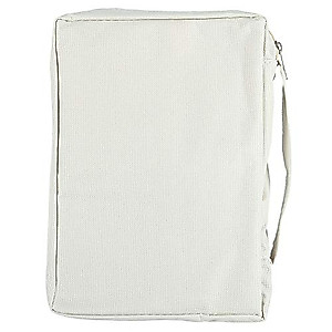 Creative Brands B2216 Faithworks-French Press Mornings Canvas Bible Cover, 7 x 10-Inch, Be Truly Glad