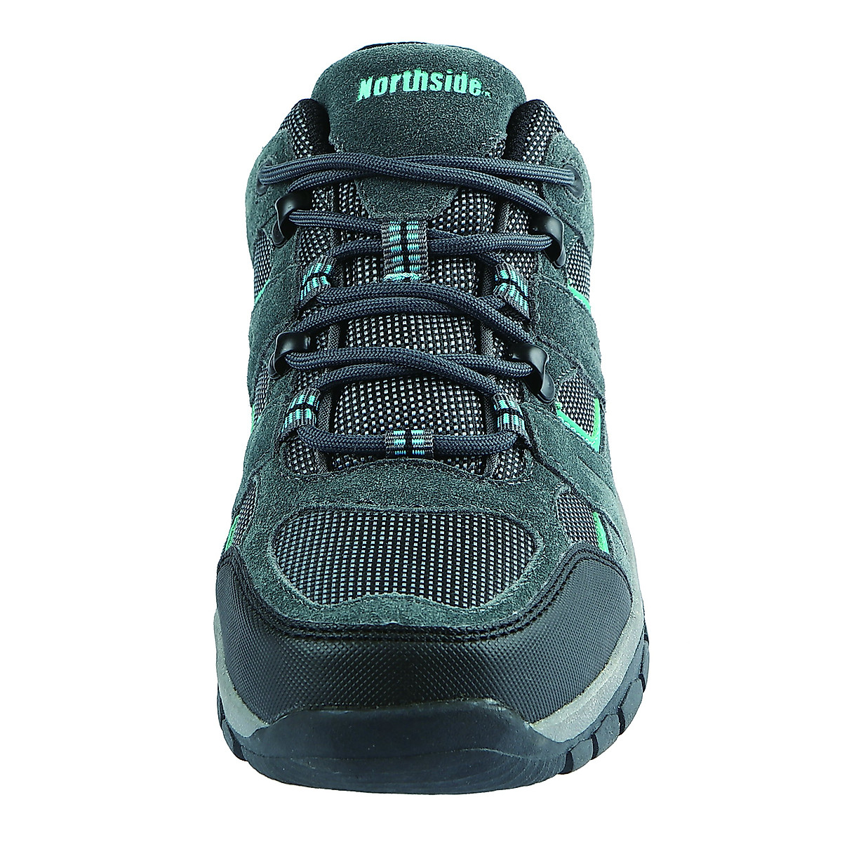 Northside Women's Monroe Low Hiking Shoe, Dark Gray/Dark Turquoise, 7.5 M US