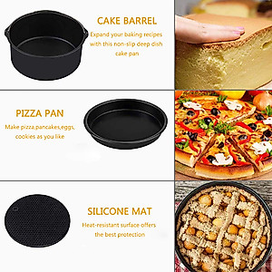 7 Inch Air Fryer Accessories Set of 8 Compatible with 3.2QT - 6.8QT Air Fryers