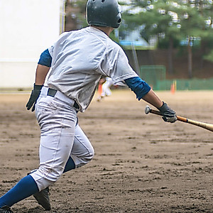 Youper Youth & Adult Elite Baseball/Softball Belt & Socks Combo Set (2 Pairs of Socks & 1 Belt) (Red, Medium)