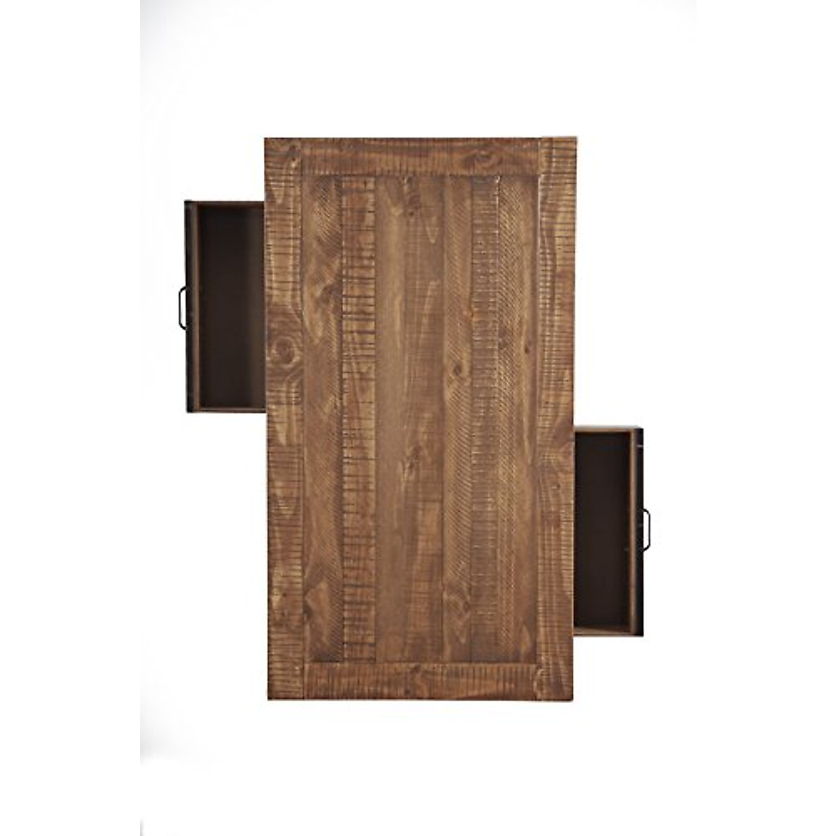 Martin Svensson Home Rustic Coffee Table, Antique Black and Honey Tobacco