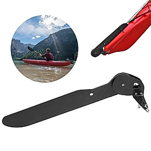 VGEBY Kayak Rudder, Fishing Canoe Boat Rudder Tail Vane Rudder Set for Sea Kayaks Fishing Boat Ship Boating Supplies Rudder Bracket Kayak Rudder Kit