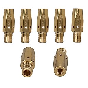 STARTECHWELD 169-728 Mig Tip Adaptors Gas Diffuser 169728 for Miller Welding Gun M25, M40 (Pack of 5)