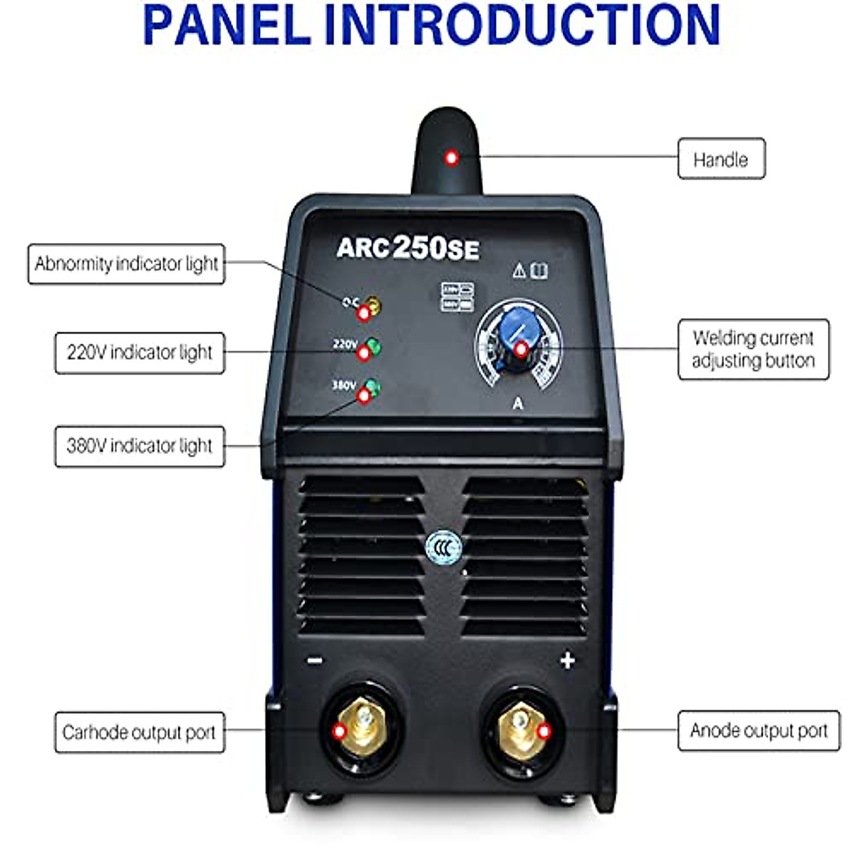 ARC 250SE Portable ARC MMA Welding Machine Welding Inverter Double Single Phase Welder