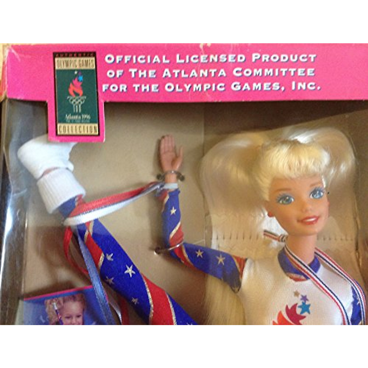 Barbie Olympic Gymnast 1996 Atlanta Games Doll
