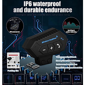 Bluetooth Motorcycle Helmet DOT Approved Men and Women Full Face Motorbike Moped Street Racing Crash Helmet with Visor, Sport Offroad Mountain Motorcycle Helmet Removable Inner Lining -H-Large