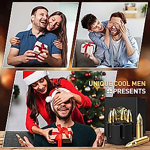 Gifts for Men Dad, Valentines Day Gifts for Boyfriend Husband, Whiskey Stones, Unique Anniversary Birthday Gift Ideas for Grandpa Uncle, Man Cave Stuff Cool Gadgets Retirement Bourbon Presents